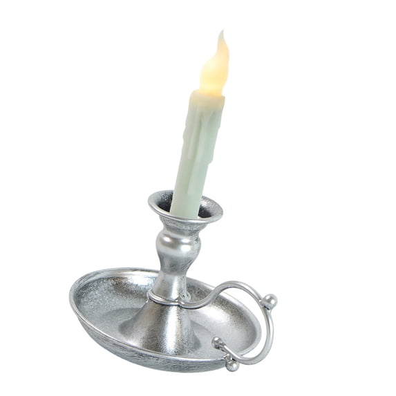 Flameless Electronic LED Taper with Holders Operated Fake Candlestick ...