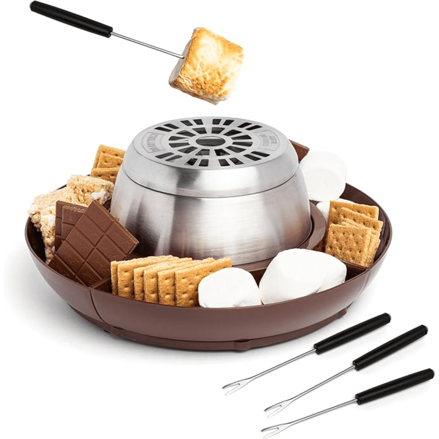 Flameless Heater,Indoor Electric Stainless Steel With Compartment Trays ...