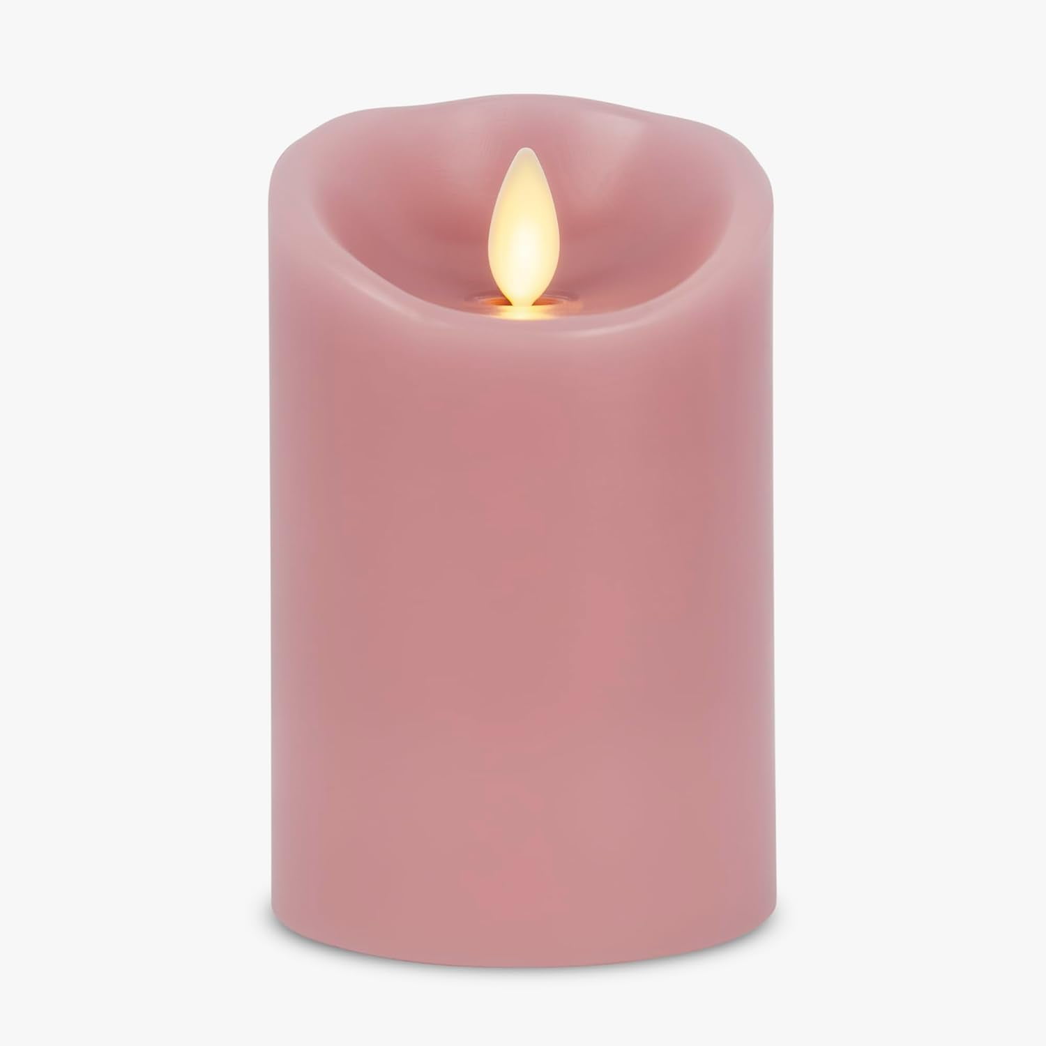- Flameless LED Battery Operated Flickering Pillar Candles - White ...