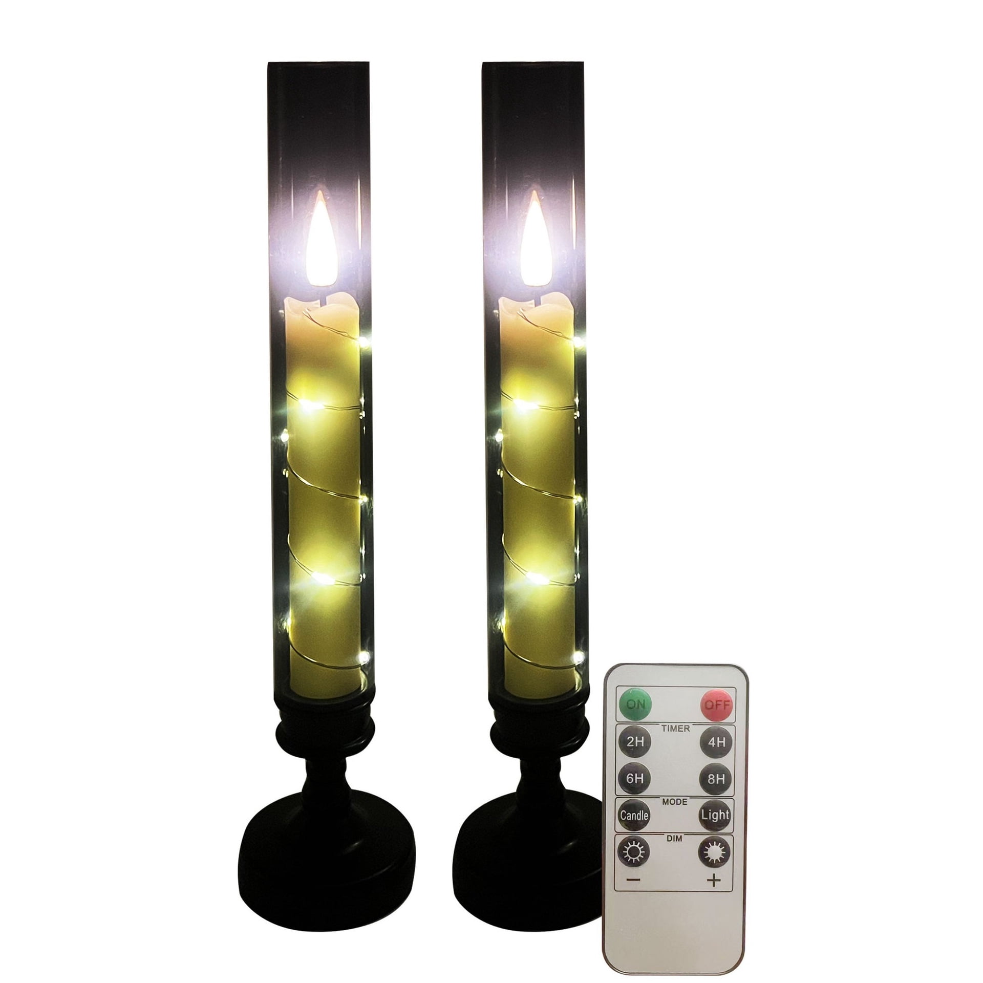 Flameless LED Candles with Remote Control & Timer, Battery Operated ...