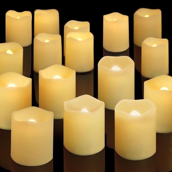 NIUBWJL Taper Primitive Candles with Timer 6pcs Real Wax Hand Dipped ...