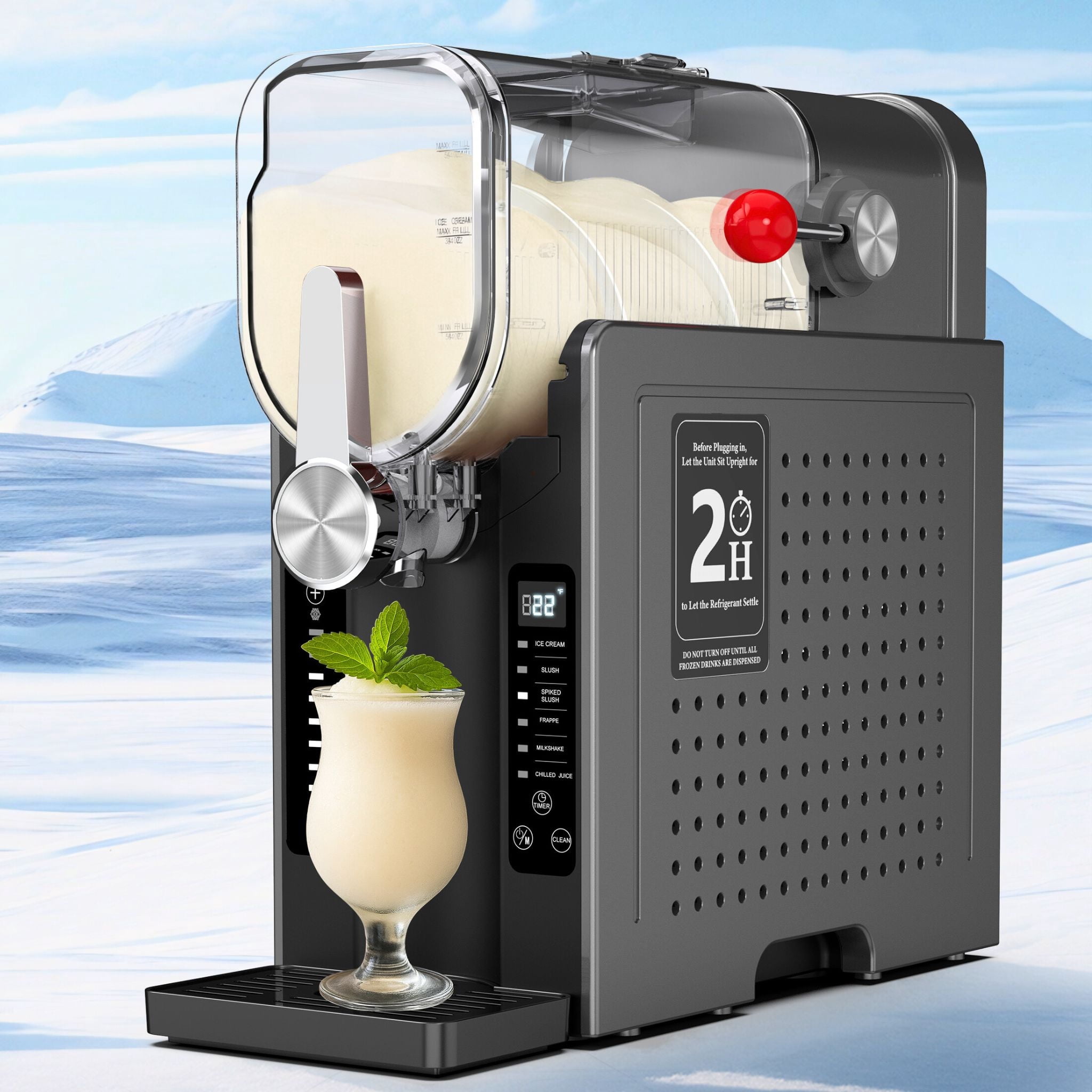 Slushie Machine for Home, No Ice Needed, 6 Preset Settings Frozen Drink ...