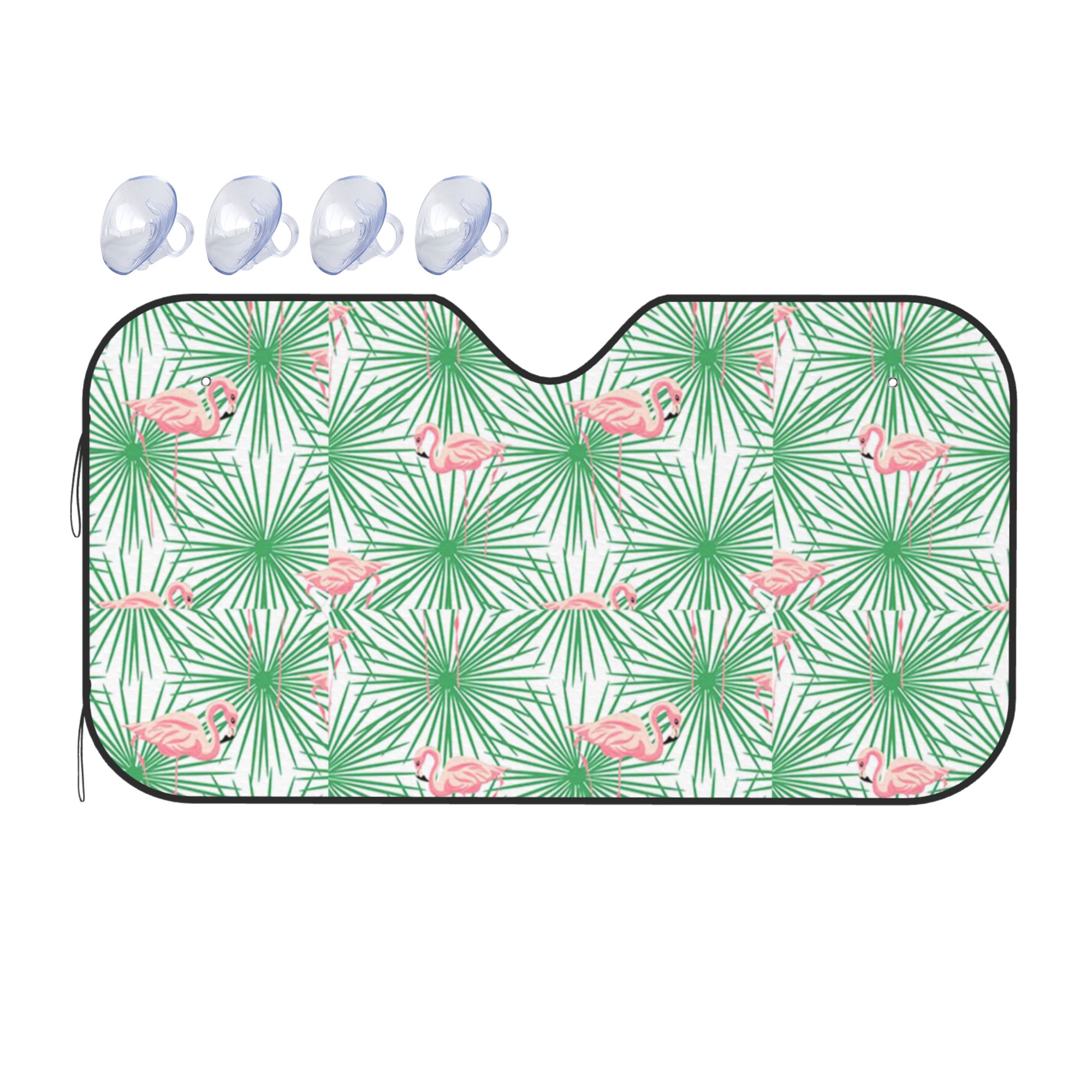 Flamenco Tree 1-Piece Car Front Window Sunshade-Foldable for Most ...