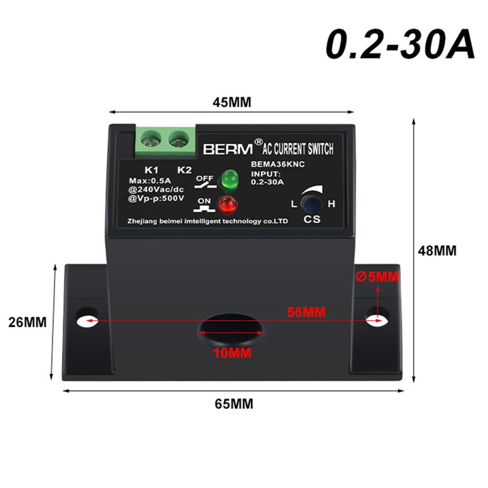 Flameproof Adjustable Ac Current Sensing Switch Self-Powered Sensing ...
