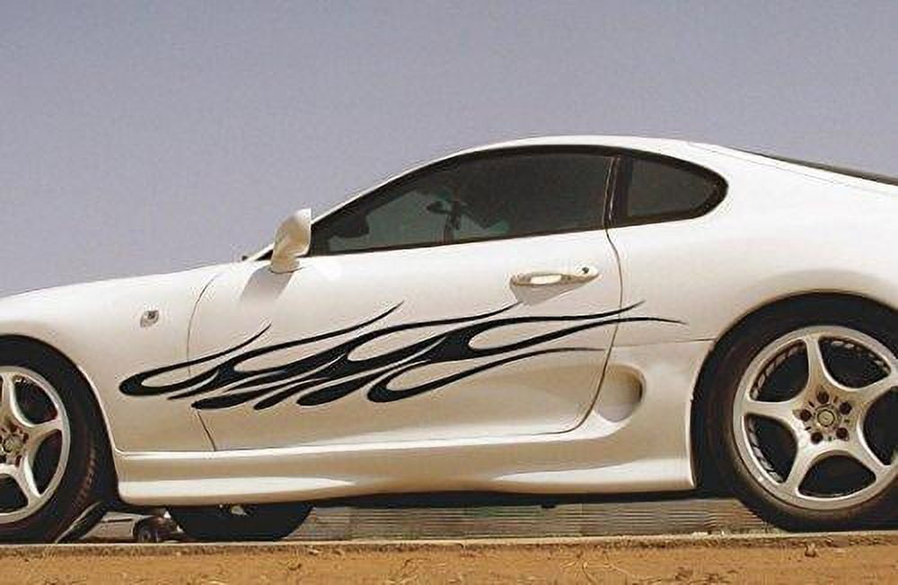 Flames Auto Truck Dune Buggy ATV Decals Stickers Set - Walmart.com