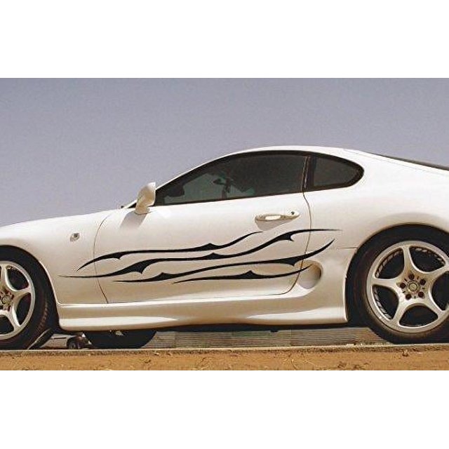 Flames Auto Truck Dune Buggy ATV Decals Stickers Set - Walmart.com