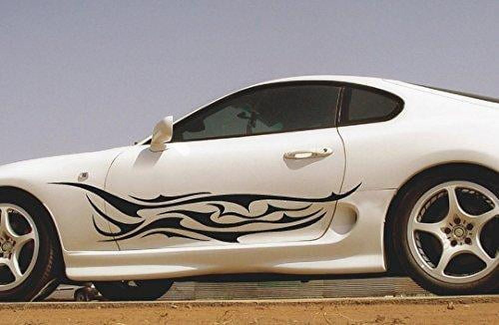 Flames Auto Truck Dune Buggy ATV Decals Stickers Set - Walmart.com