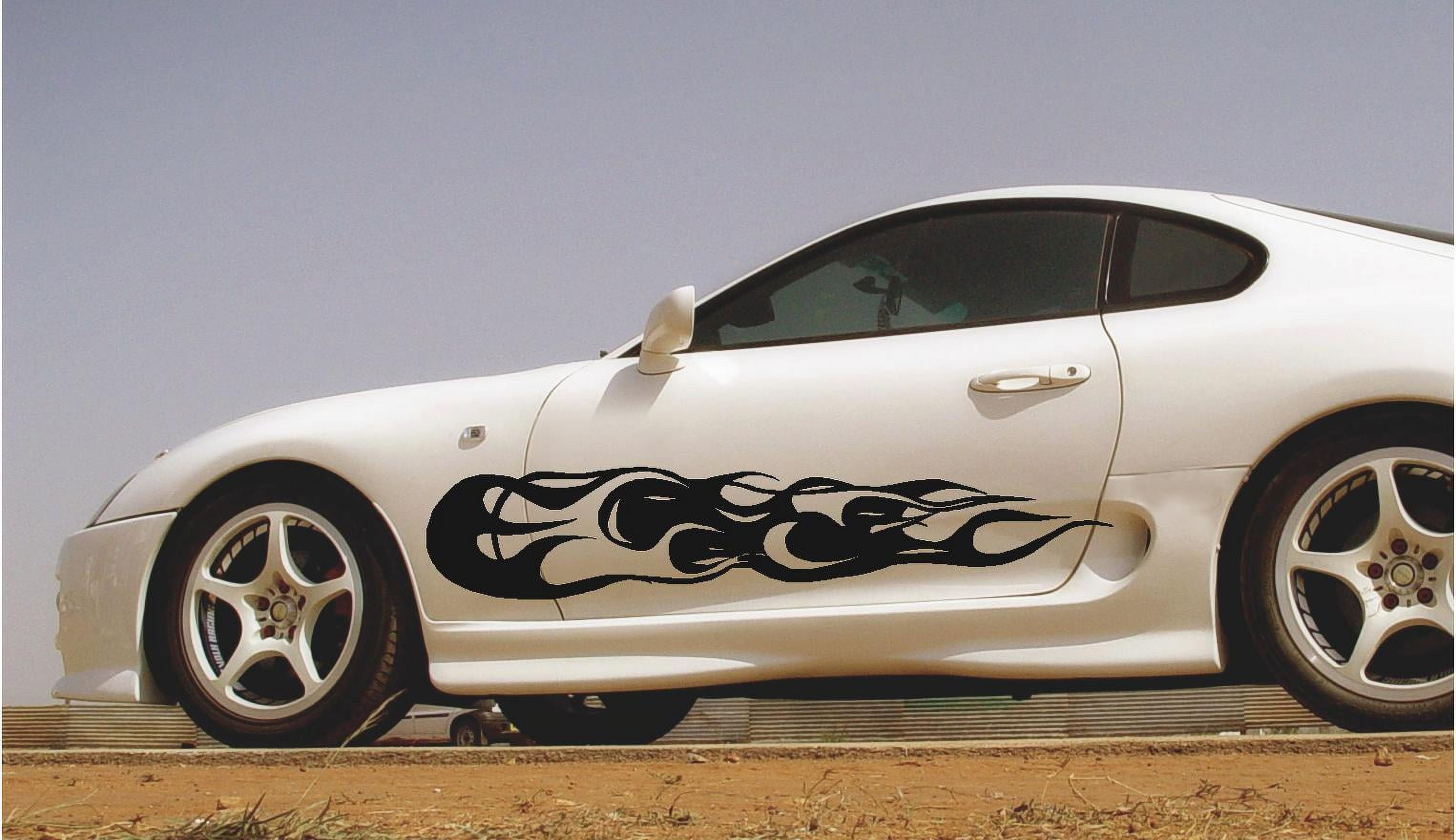 Flames Decals Aftermarket Graphics Car Truck Stickers AGG07 - Walmart.com