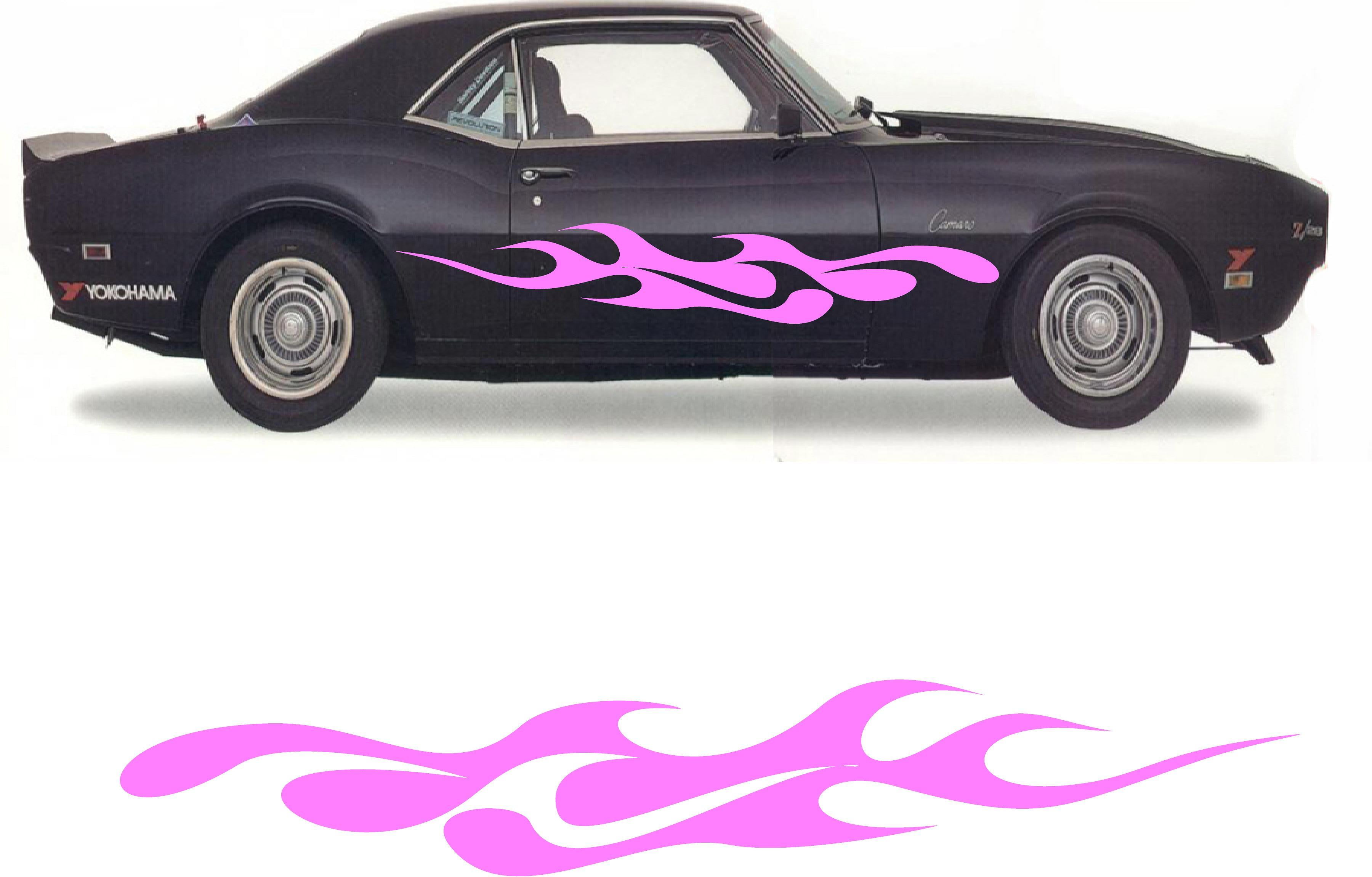 Flames Decals Aftermarket Graphics Car Truck Stickers AGG204 - Walmart.com