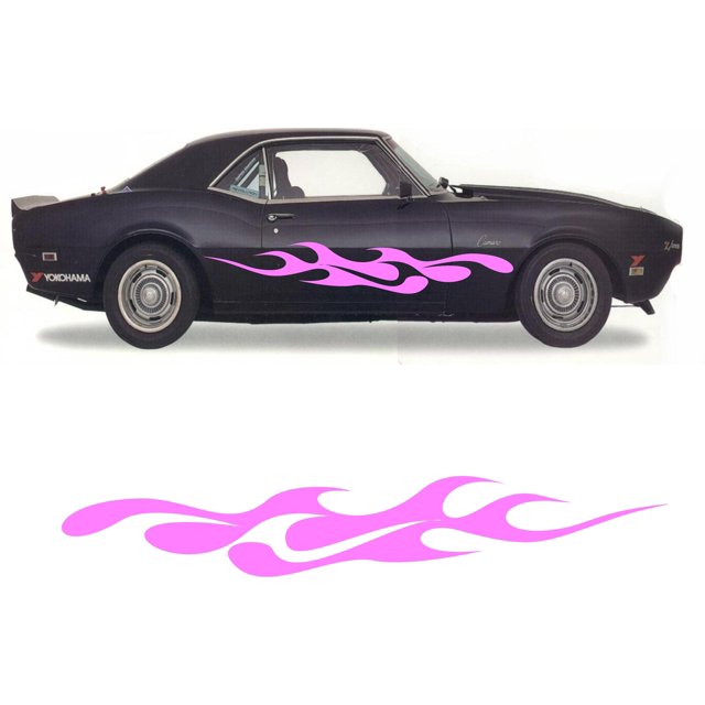 Flames Decals Aftermarket Graphics Car Truck Stickers AGG204 - Walmart.com