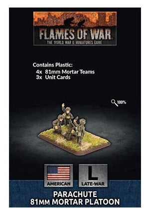 Flames of War: American Parachute 81mm Mortar Platoon (Late-War ...
