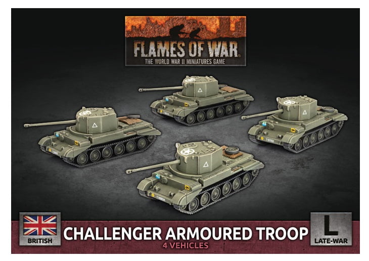 Flames of War: British Challenger Armoured Troop (Late-War) - Walmart.com