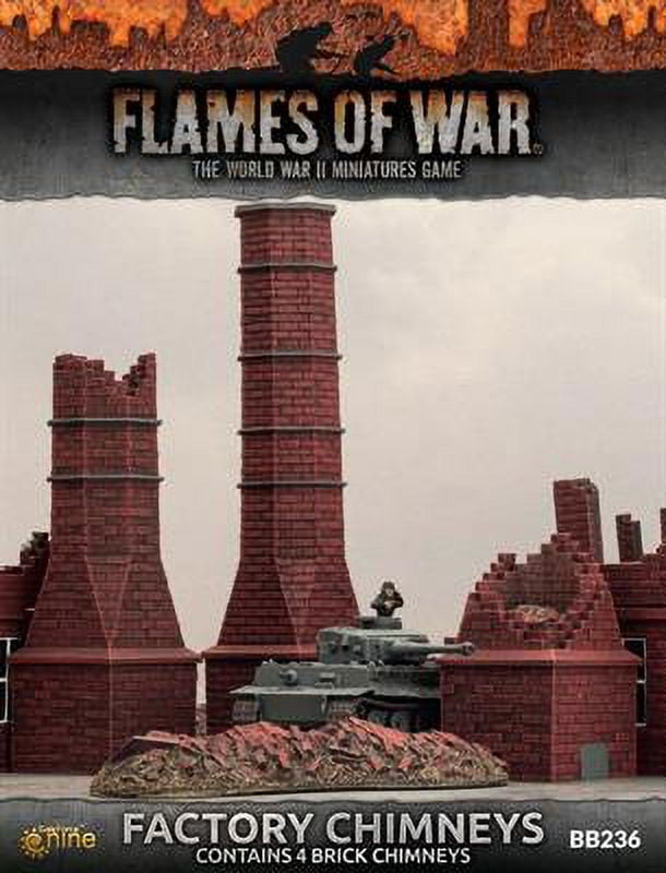 Flames of War: Battlefield in a Box: Factory Chimneys FOW BB236 ...