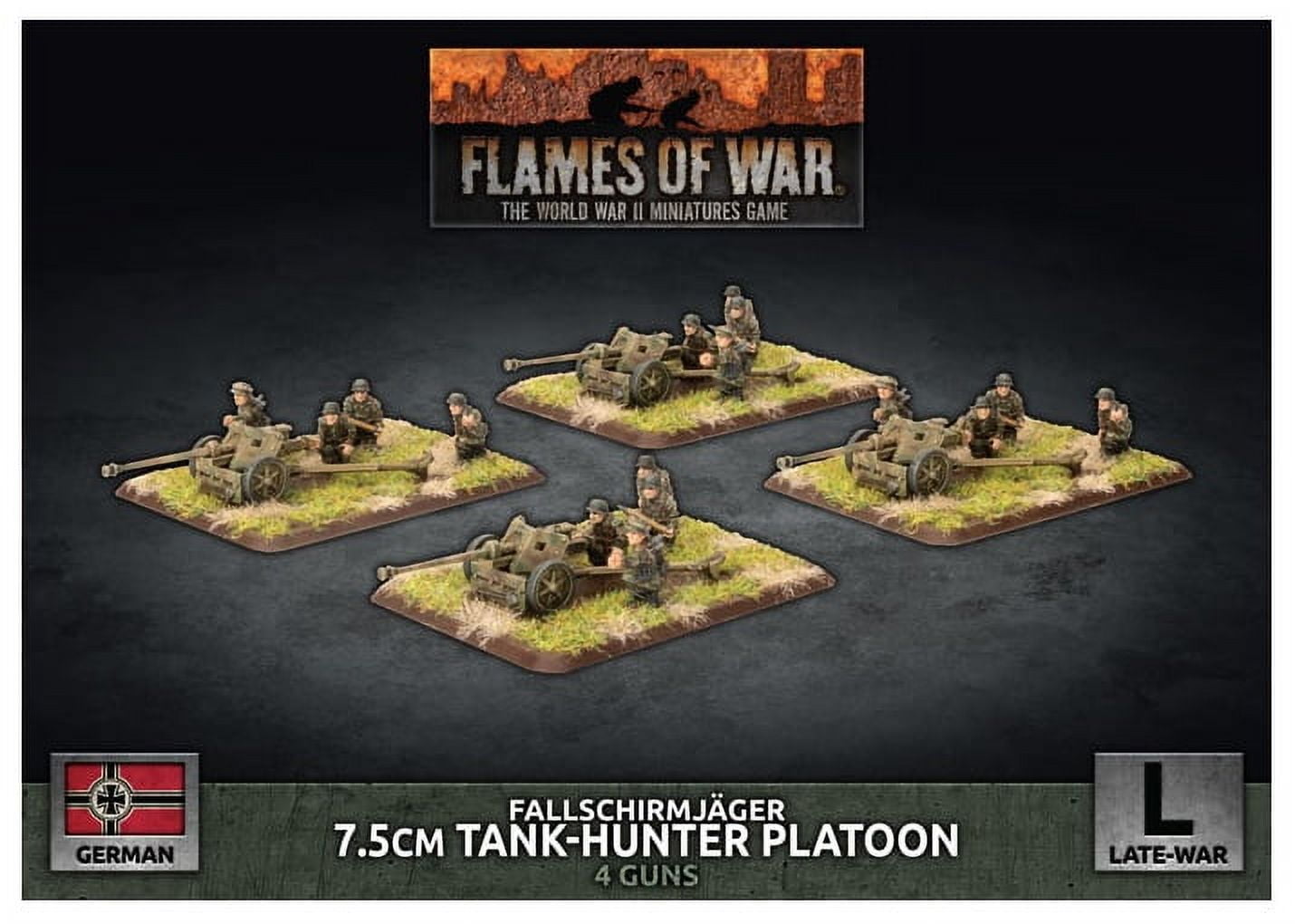 Flames of War: German Fallschirmjäger 7.5cm Tank Hunter Platoon (Late ...