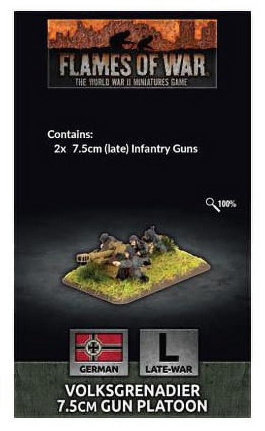 Flames of War: German Volksgrenadier 7.5cm Gun Platoon (Late-War ...