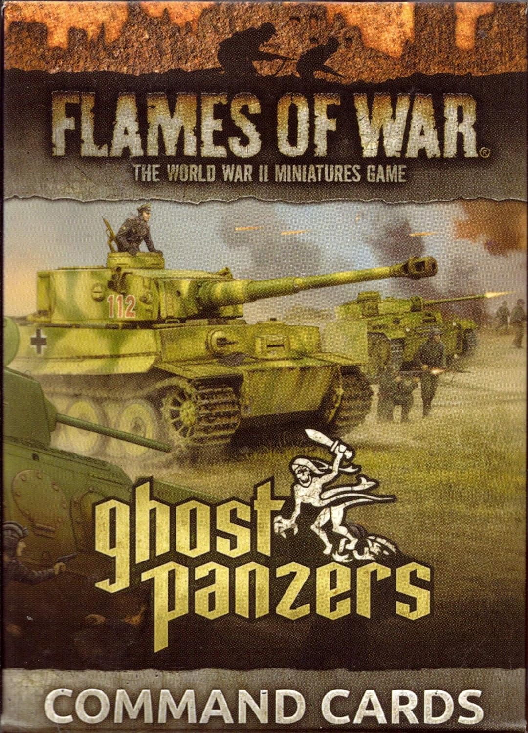 Battlefront Miniatures Flames of War Ghost Panzers Command Cards FOW ...