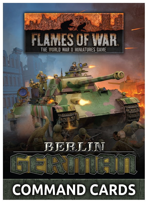 Flames of War: Berlin: German Command Cards - Walmart.com