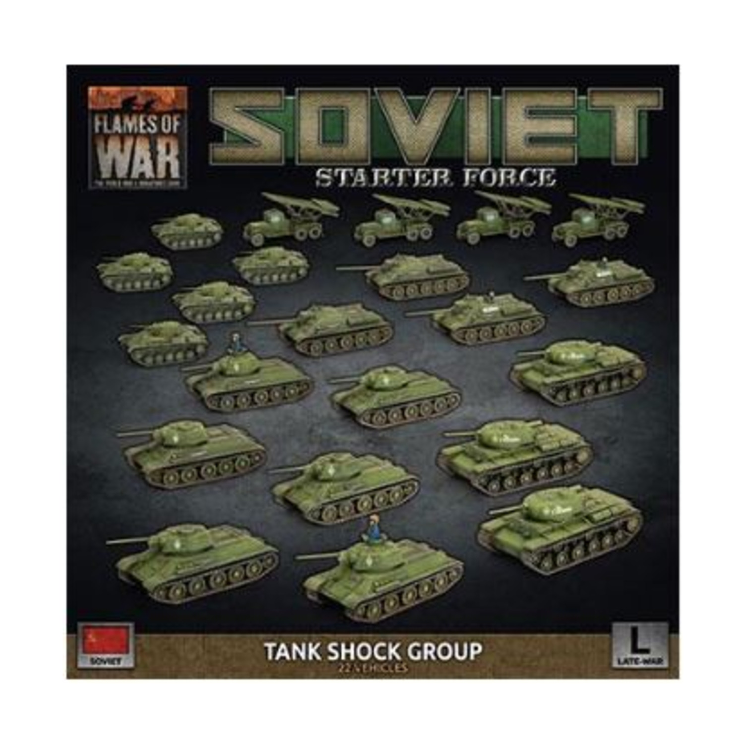 Flames of War SUAB11 Soviet Tank Shock Group (18 Tanks) Gaming ...