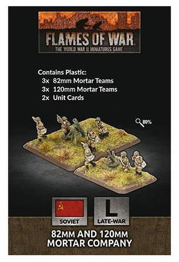 Flames of War: Soviet 82mm and 120mm Mortar Company (Late War ...