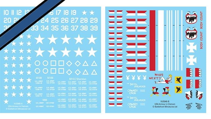 Flames of War: US Armour in Vietnam Decals - Walmart.com