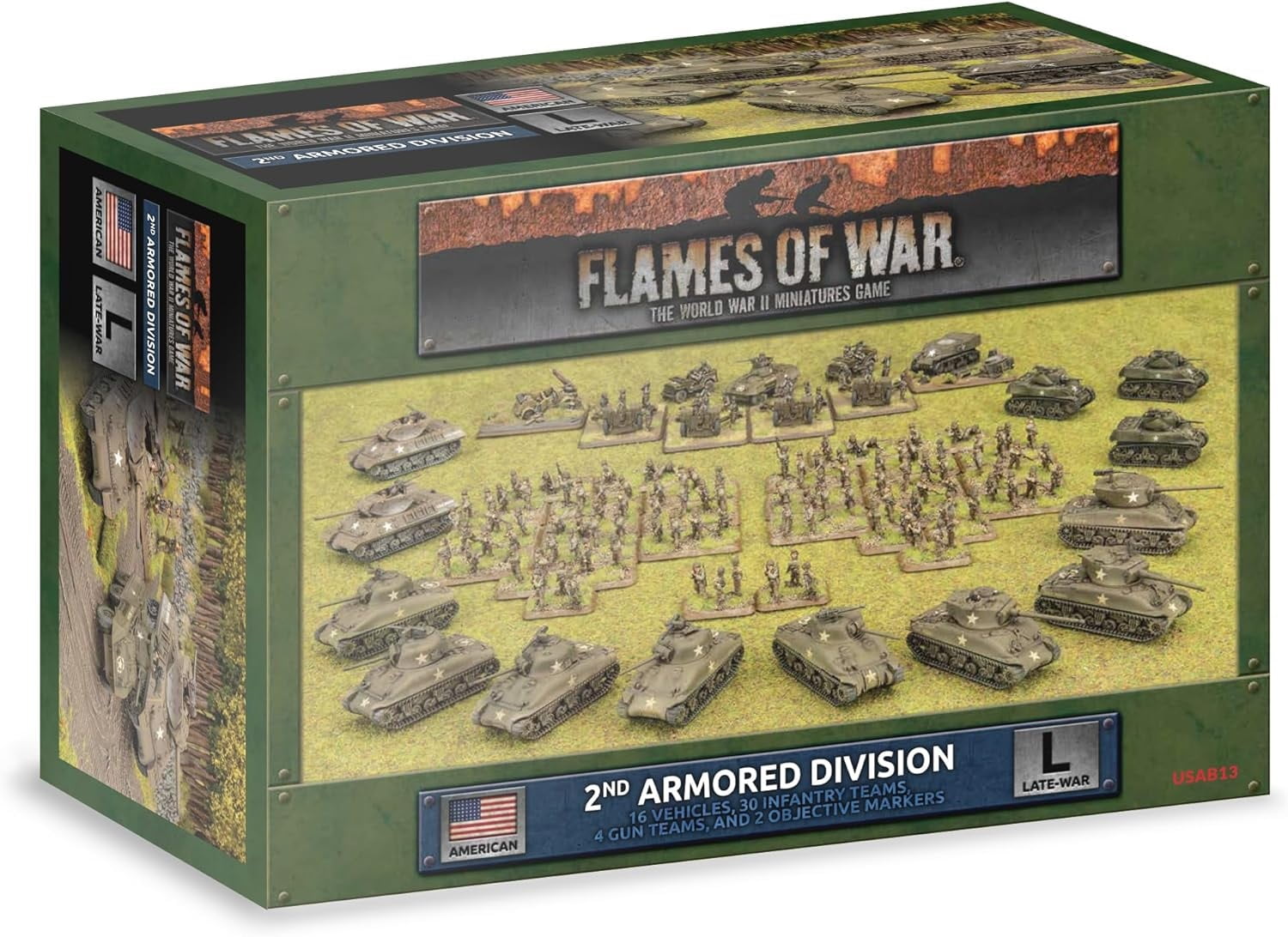 Flames of War: American 2nd Armored Division (Late-War) - Walmart.com