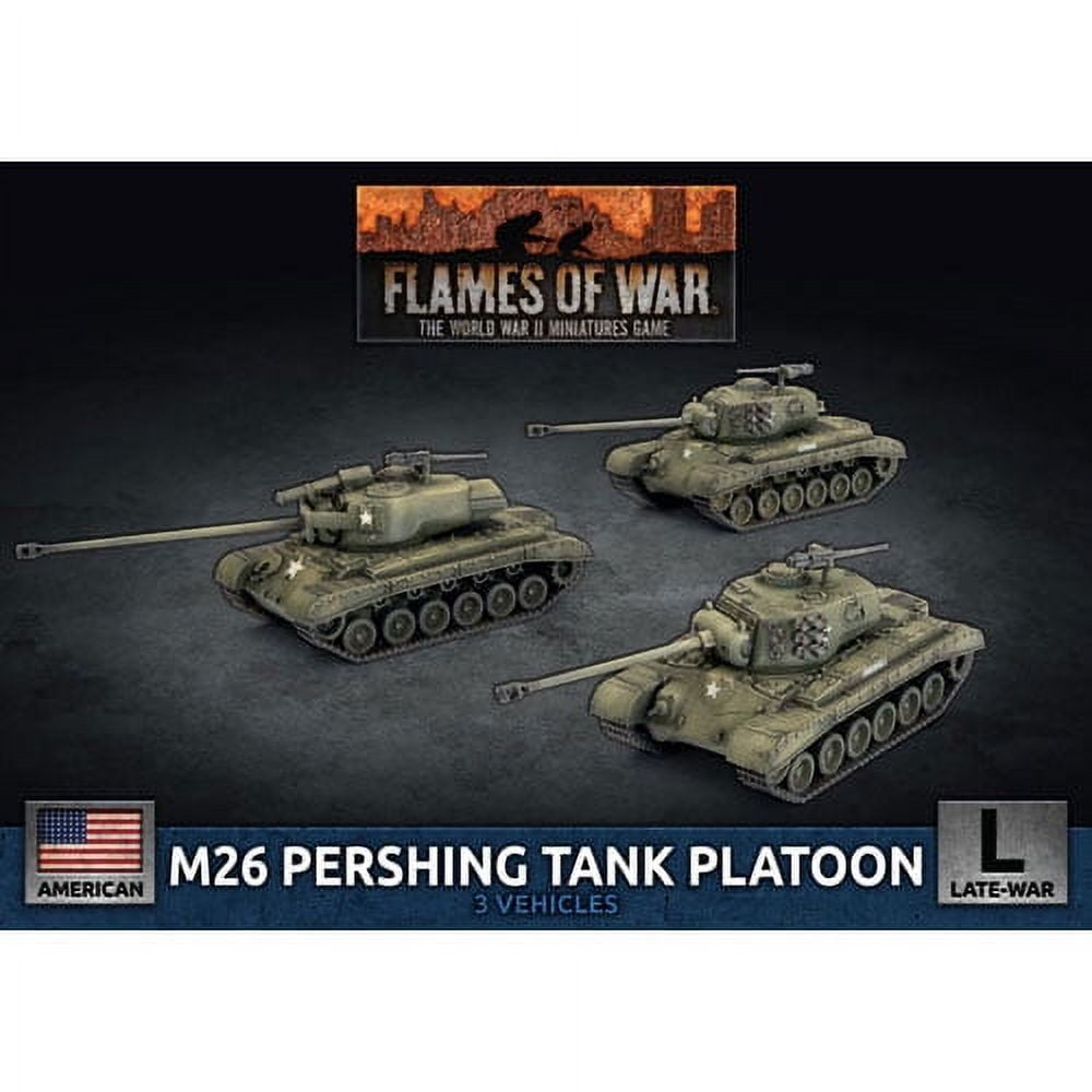 Flames of War WW2: M26 Pershing Tank Platoon - Walmart.com