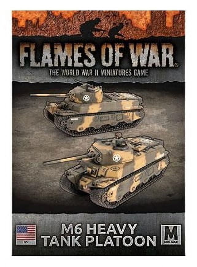 Flames of War: US M6 Heavy Tank Platoon (Mid-War) - Walmart.com