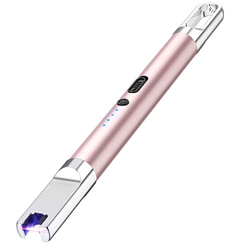 Flamgirlant Electric Candle Lighter with Battery Display and Safety ...