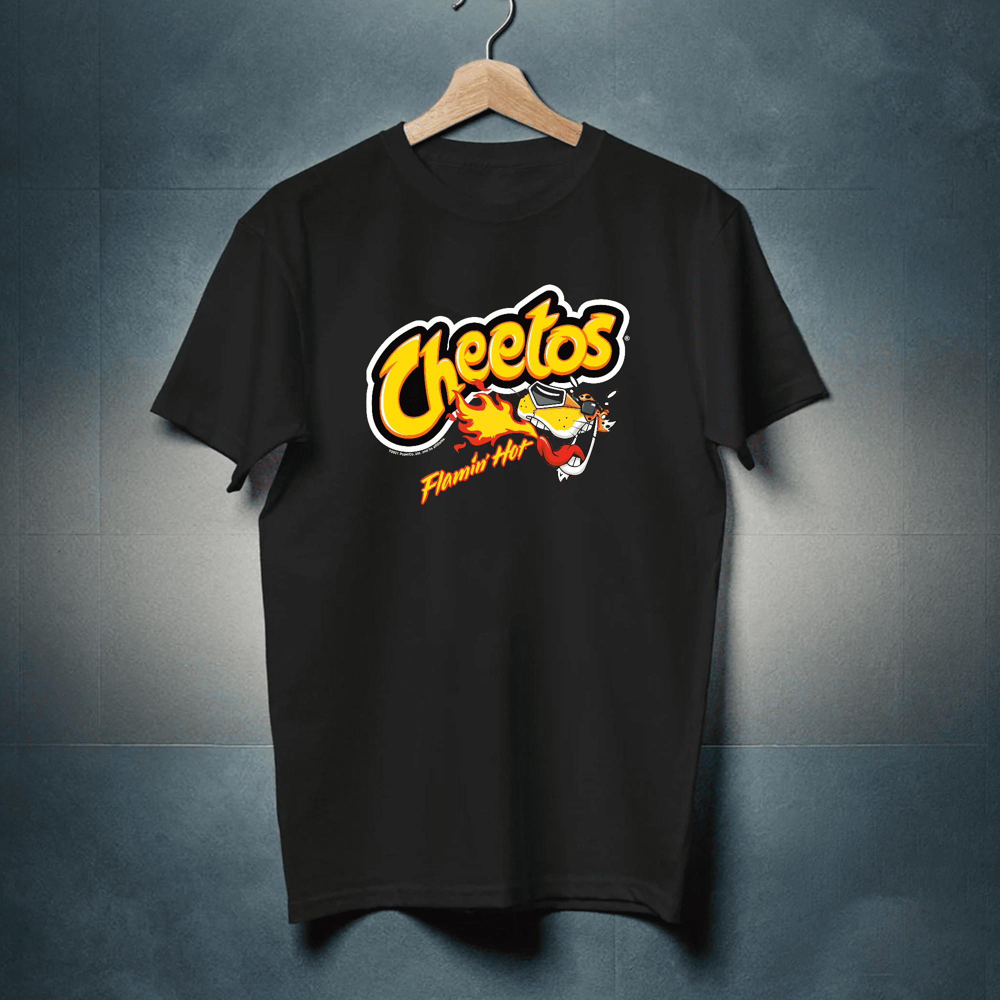 Flamin' Hot Cheetos Chester Cheetah Funny Snack Food Mascot Hoodie ...