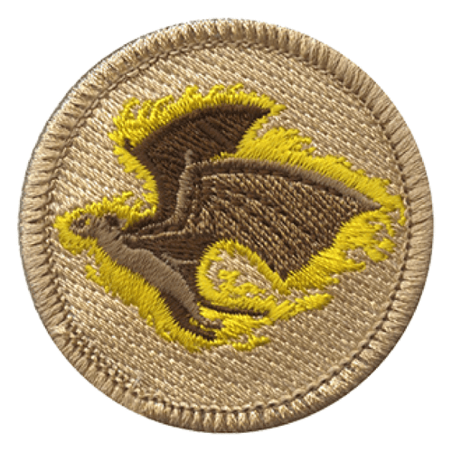 Flaming Bat Scout Patrol Patch (Sew-on) - ClassB - Walmart.com