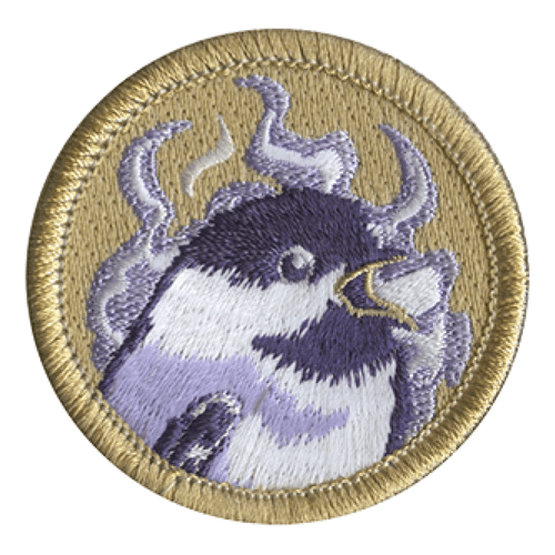 Flaming Chickadee Scout Patrol Patch (Sew-on) - ClassB - Walmart.com