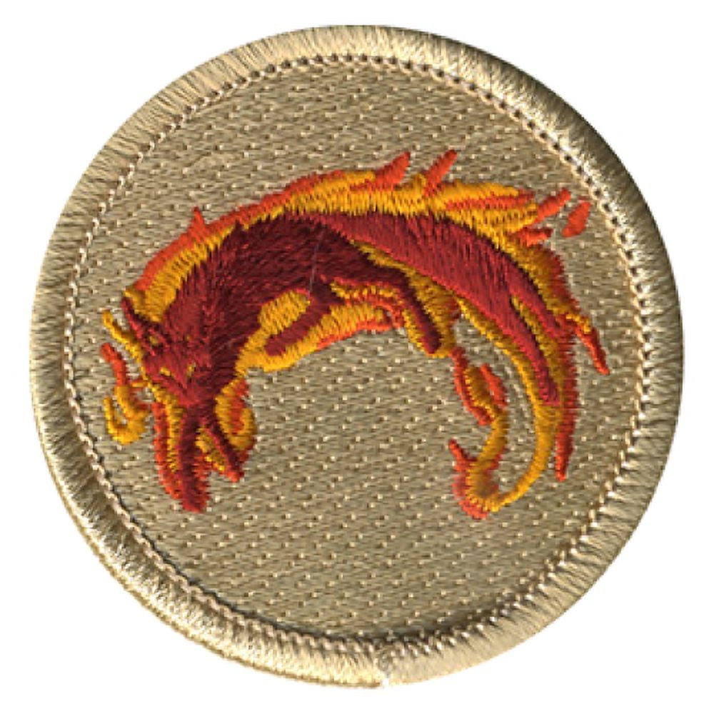 Flaming Fox Scout Patrol Patch (Sew-on) - ClassB - Walmart.com