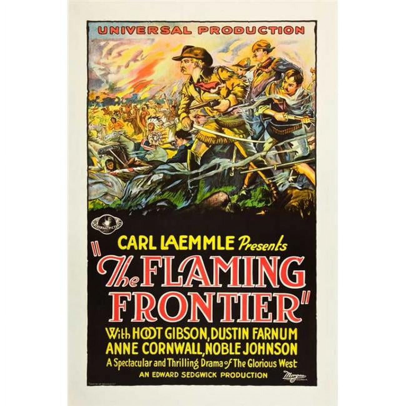 Flaming Frontier, The Movie Poster Print (27 x 40) - Walmart.com