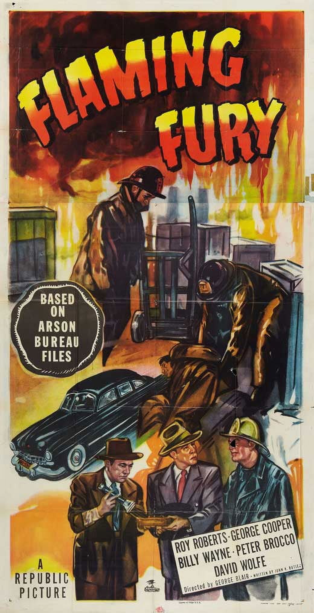 Flaming Fury - movie POSTER (Style A) (20" x 40") (1949) - Walmart.com