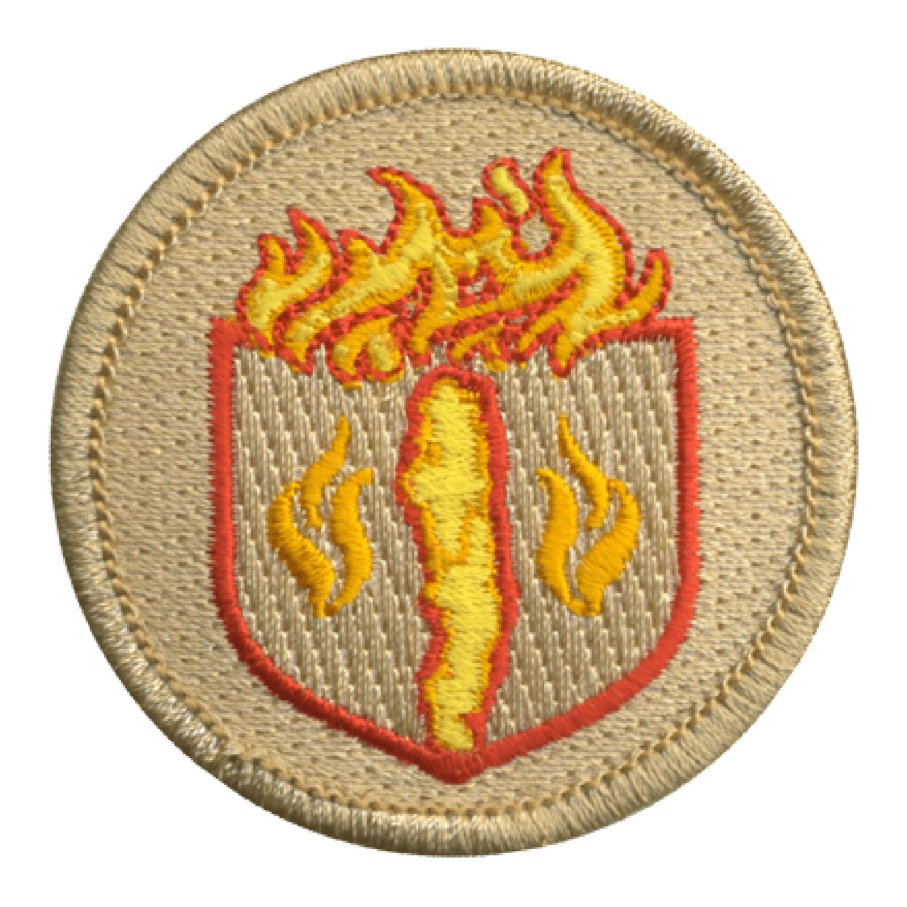 Flaming Hot Chip Shield Patrol Patch (Sew-on) - ClassB - Walmart.com