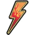 Flaming Lightning Bolt Right Patch, Lightning Patches - Walmart.com