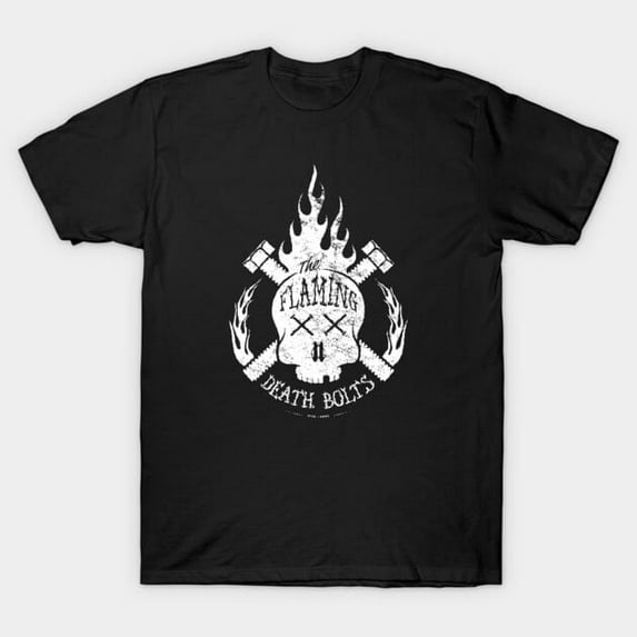Flaming Passing Bolts Funny Heavy Metal Parody Graphic, H23000 T-Shirt ...