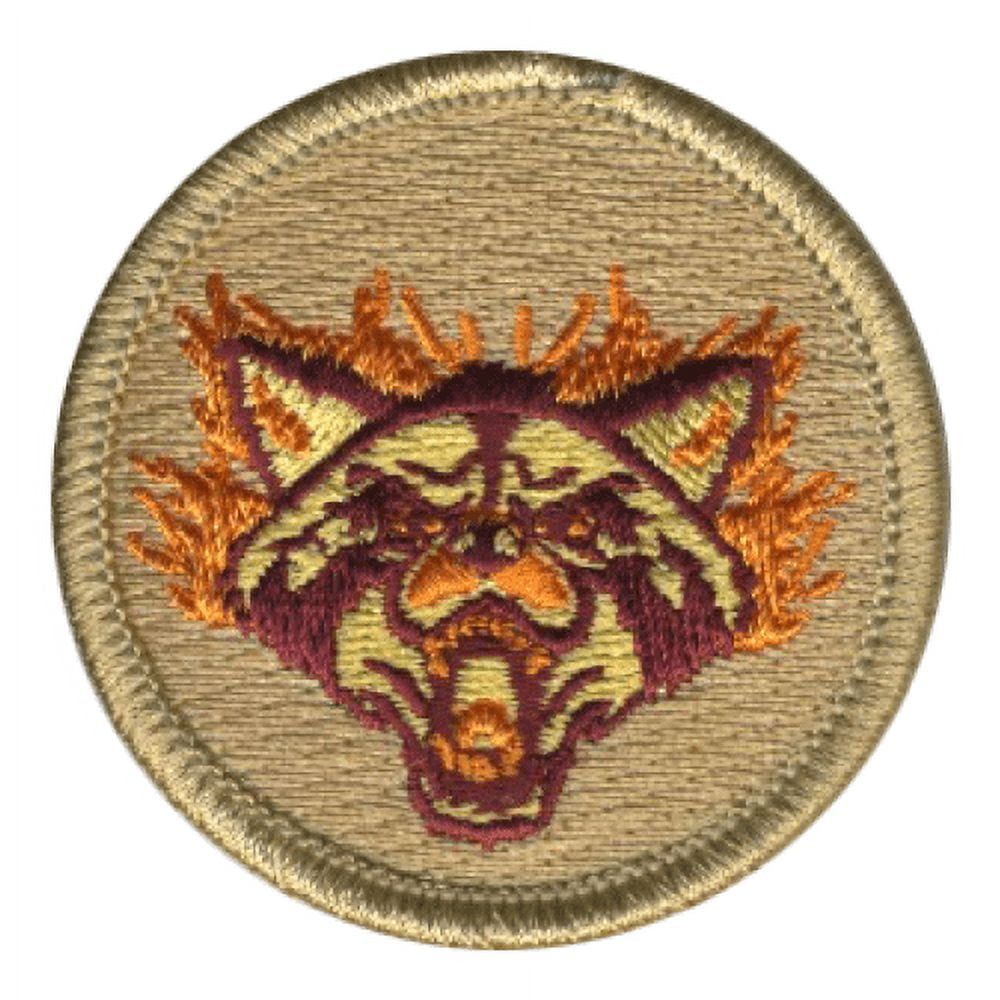Flaming Raccoon Scout Patrol Patch (Sew-on) - ClassB - Walmart.com