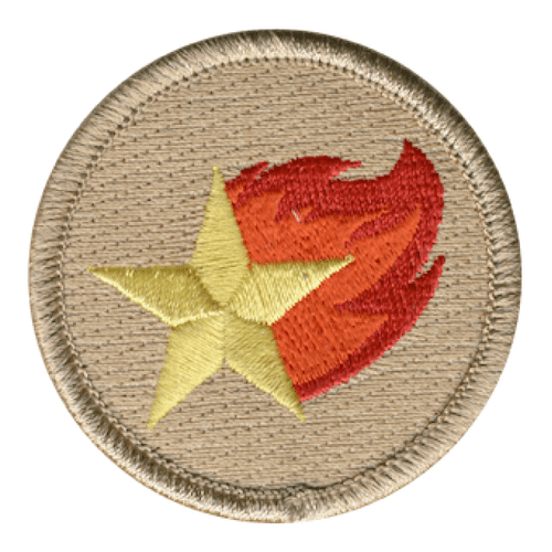Flaming Star Scout Patrol Patch (Sew-on) - ClassB - Walmart.com