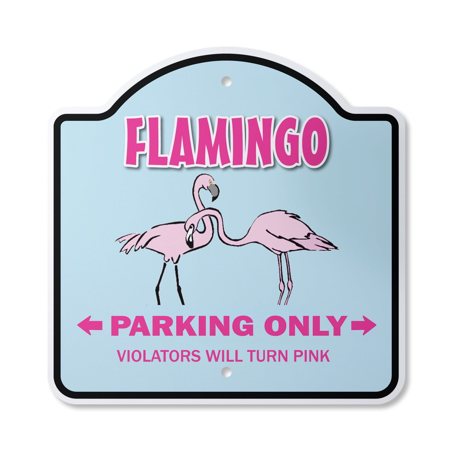 Flamingo 10” x 10” Sign | Indoor/Outdoor Plastic | SignMission Designer ...