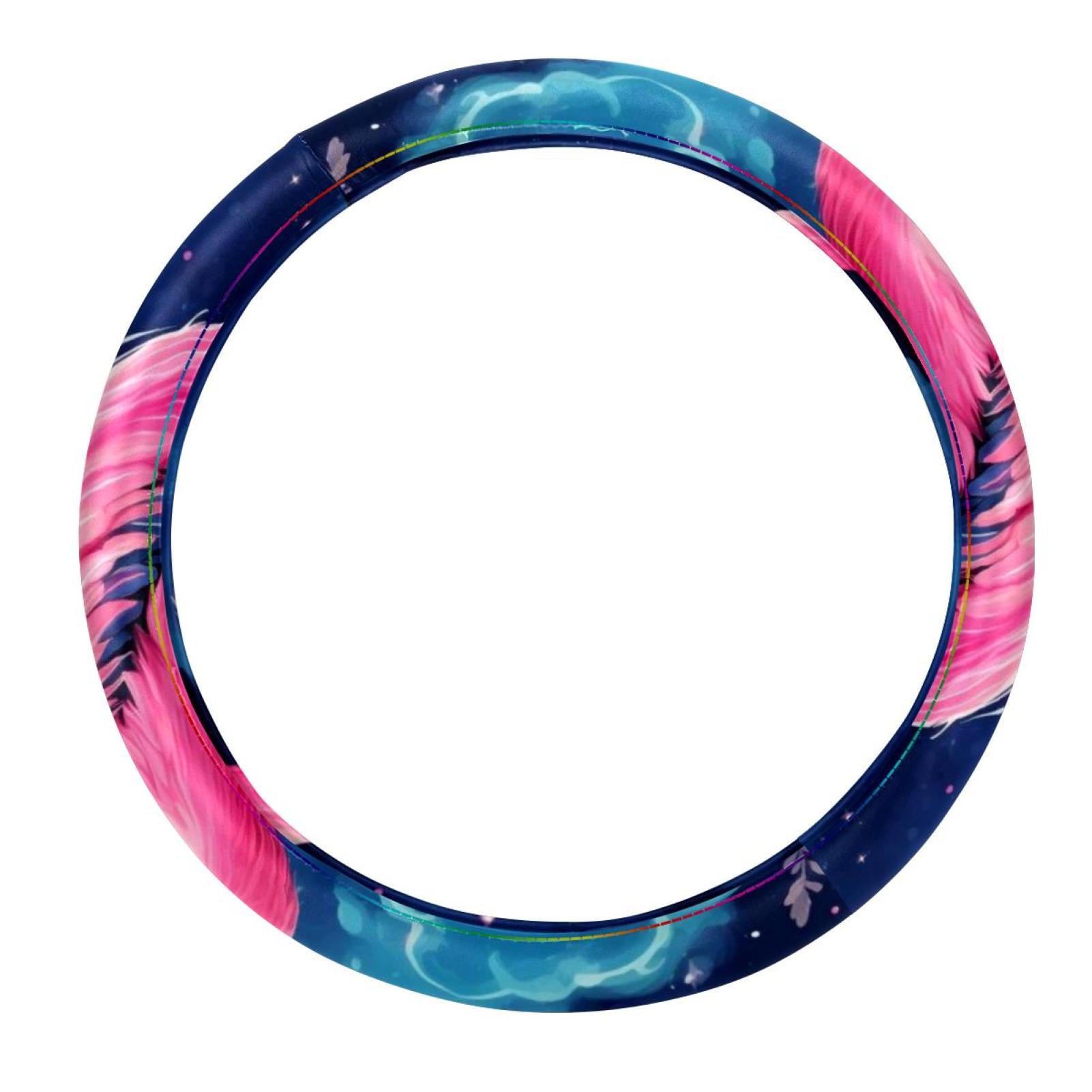 Flamingo 14.5 Inch Printing PVC Leather Car Wheel Covers Steering Wheel ...