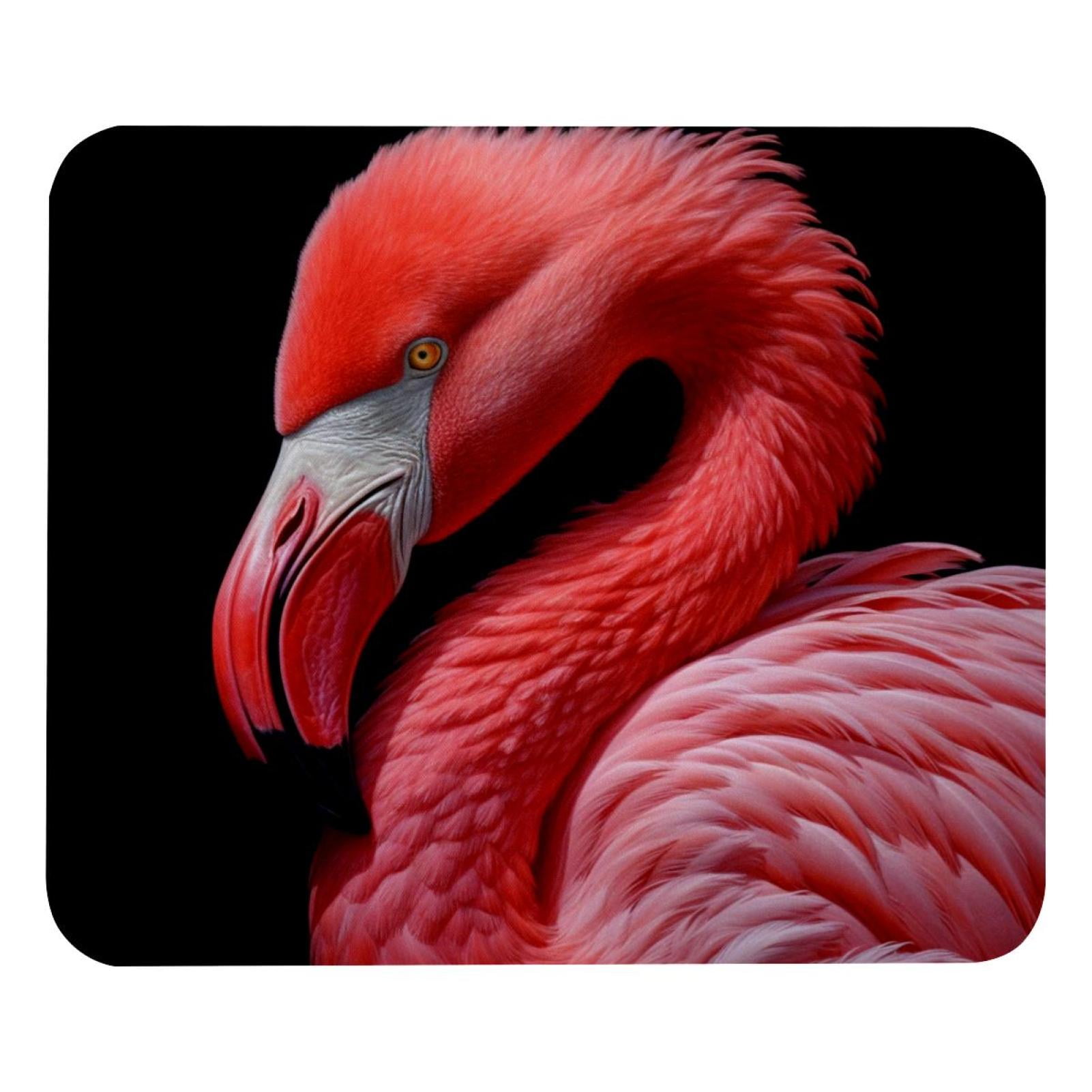 Flamingo 8.3x9.8 Inch Square Desk Mat with Non-Slip Rubber Bottom for ...
