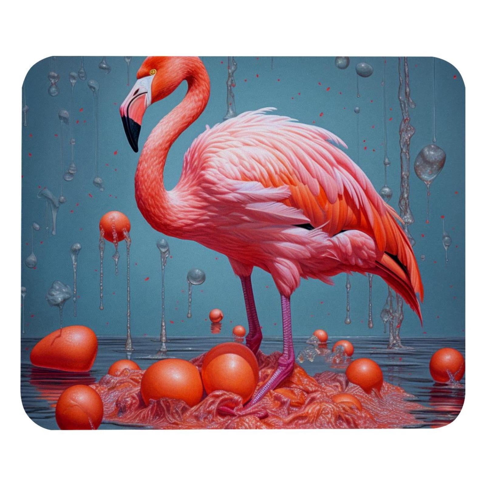 Flamingo 8.3x9.8 Inch Square Gaming Mouse Pad with Non-Slip Rubber ...