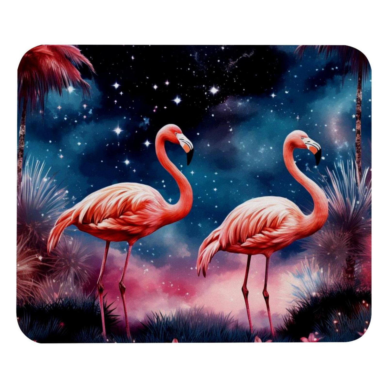 Flamingo 8.3x9.8 Inch Square Gaming Mouse Pad with Non-Slip Rubber ...