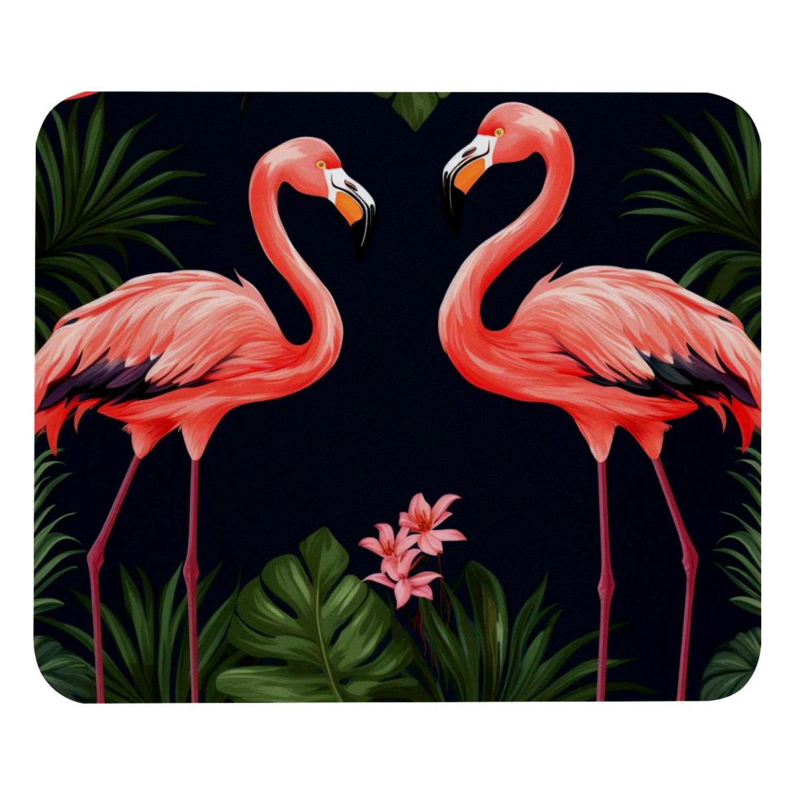 Flamingo 8.3x9.8 Inch Square Gaming Mouse Pad with Non-Slip Rubber ...
