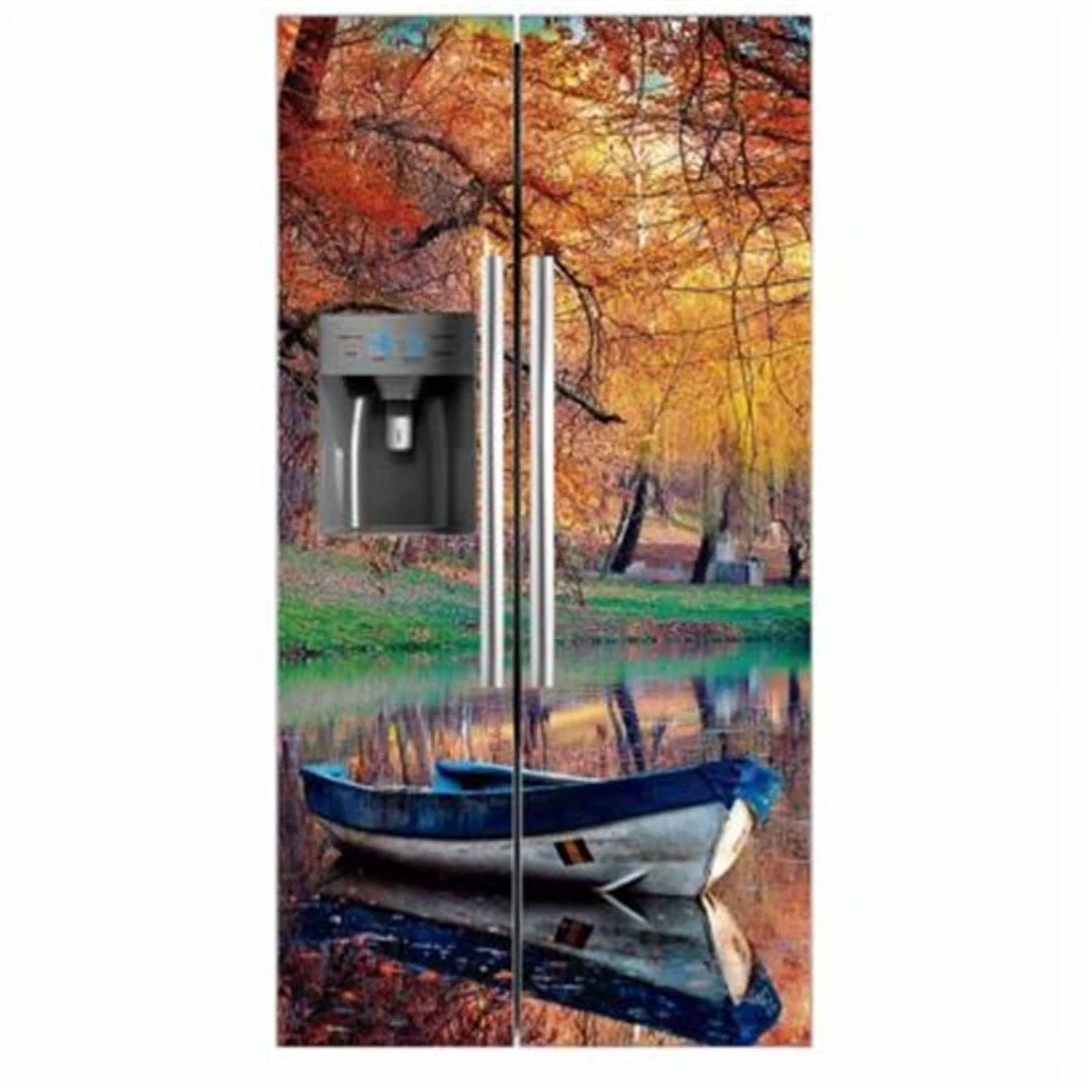 Flamingo Animal Fridge Mural Sticker Waterproof Self Adhesive Natural ...