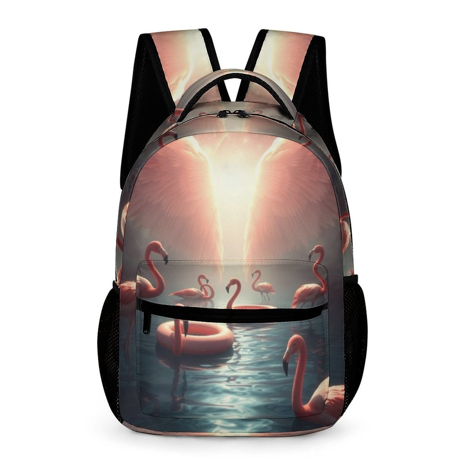 Flamingo Backpacks School Bag Lightweight Student Bookbag Unisex Laptop ...