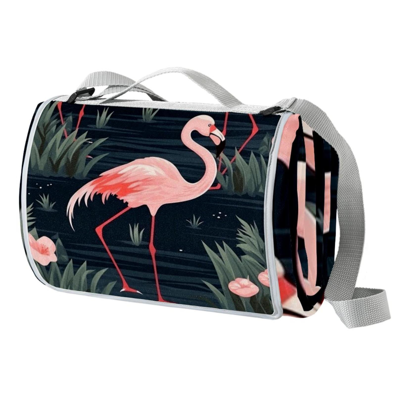 Flamingo Canvas Beach Blanket Picnic Mat XL - Waterproof Sandproof ...