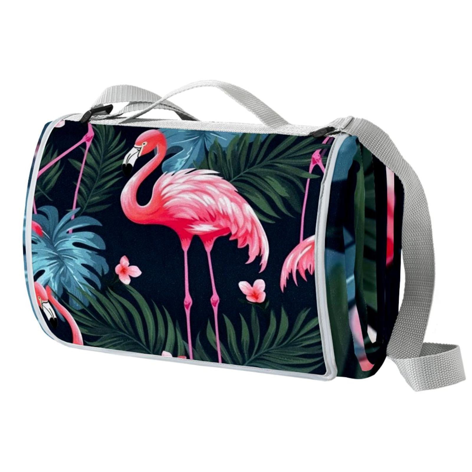 Flamingo Canvas Picnic Mat for Outdoor Activities - Waterproof and ...
