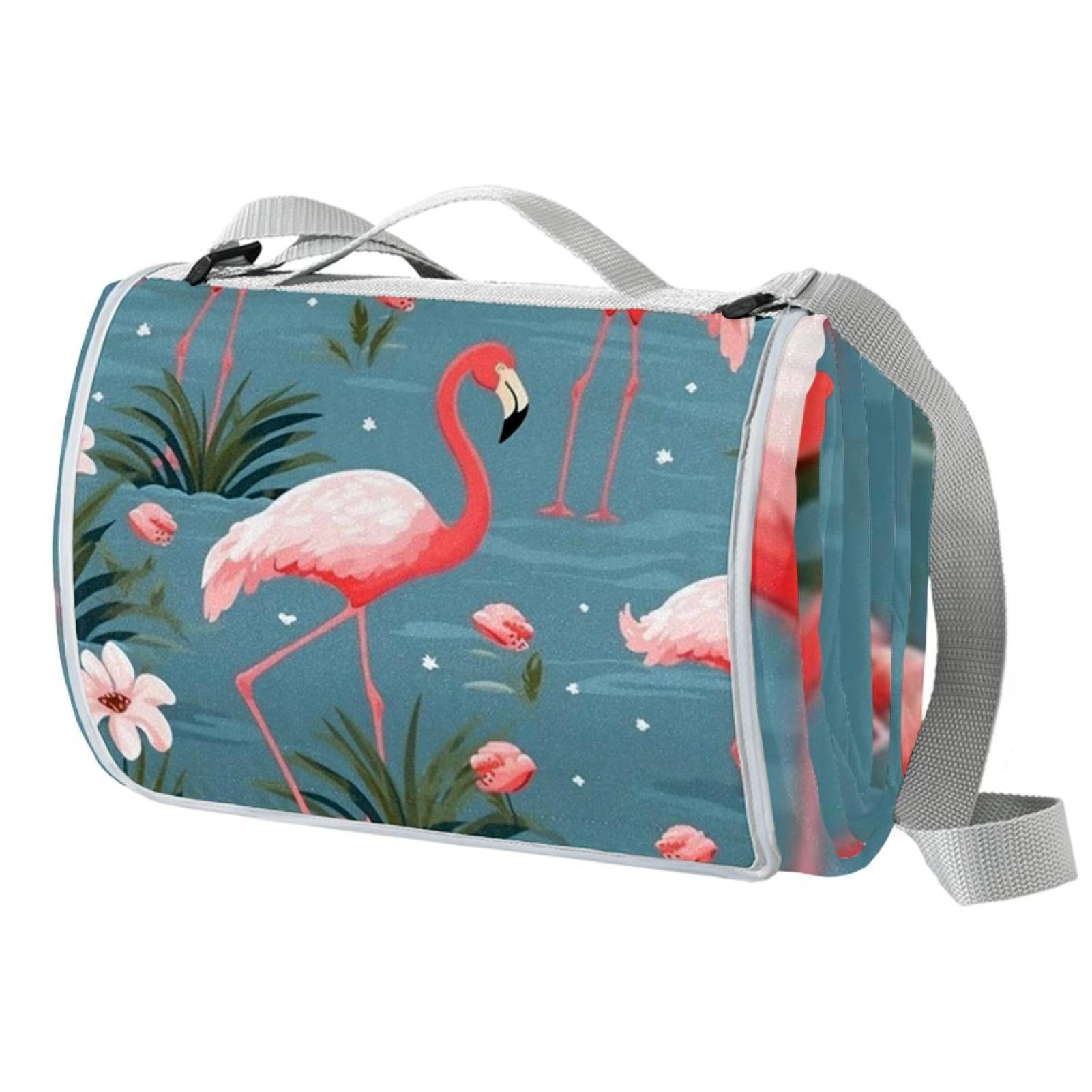Flamingo Canvas Picnic Mat for Outdoor Activities - Waterproof and ...